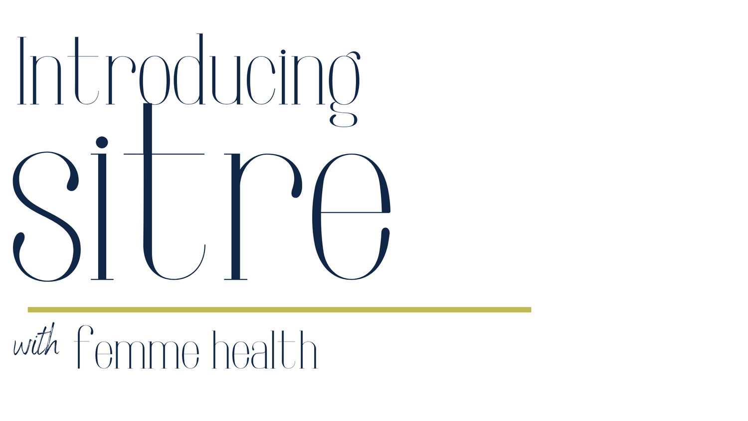 Sitre – femme health